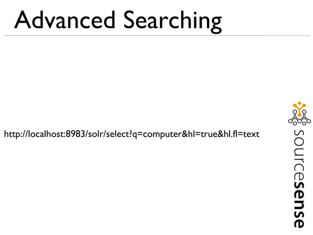 Dev8d Apache Solr Tutorial Ppt