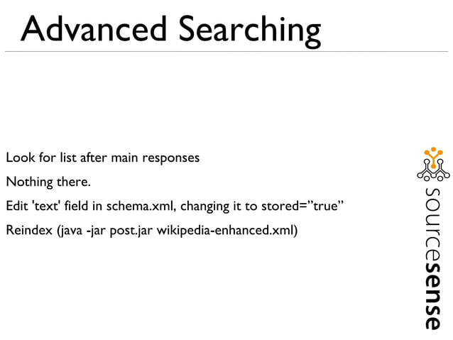 Dev8d Apache Solr Tutorial | PPT