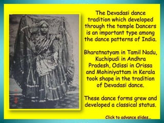 Devadasi | PPSX | Hinduism | Religion & Spirituality