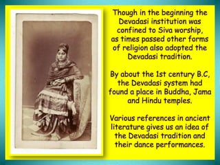 Devadasi | PPSX | Hinduism | Religion & Spirituality