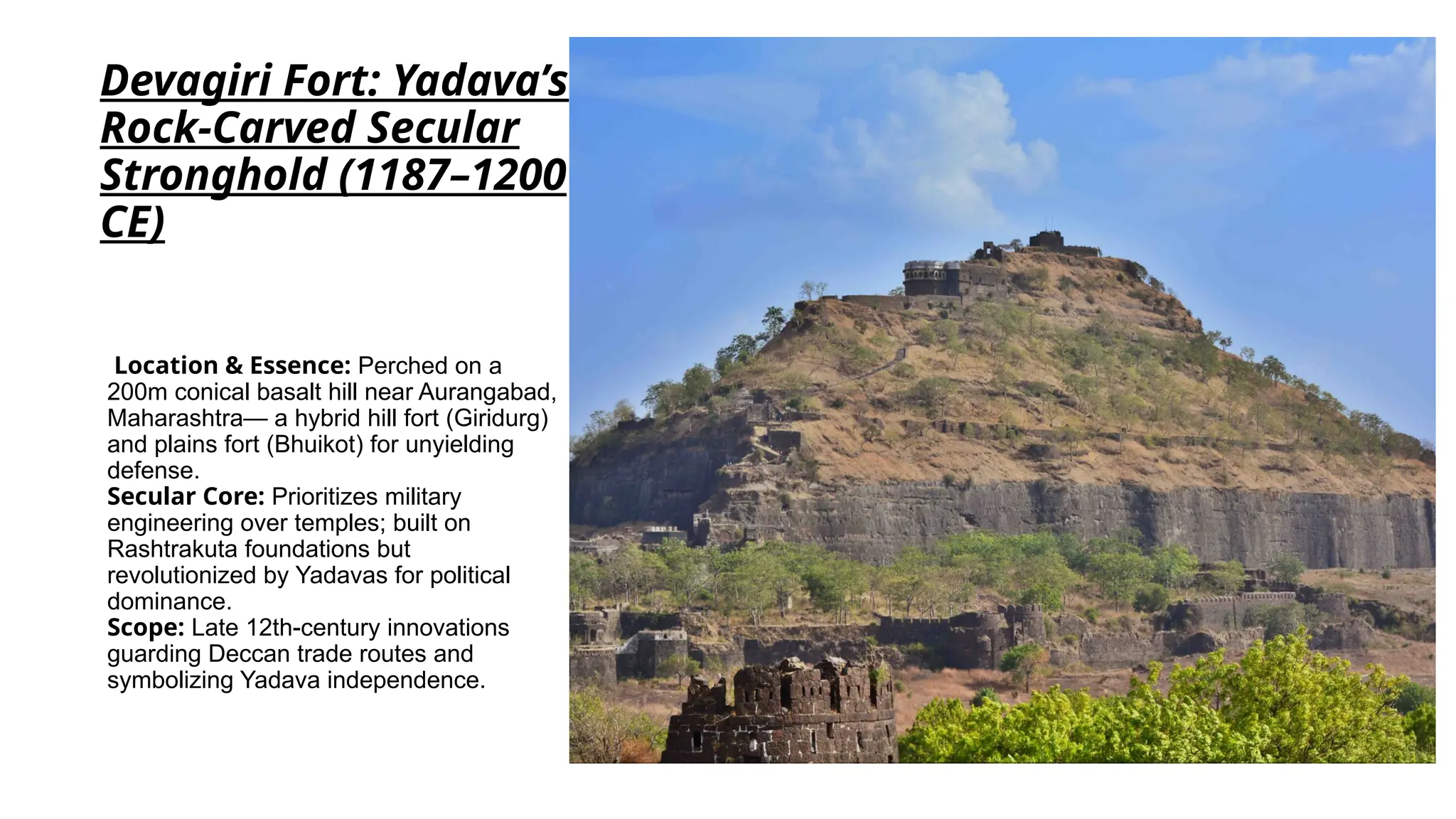 Devagiri Fort Presentation secular architecture.pptx.pptx