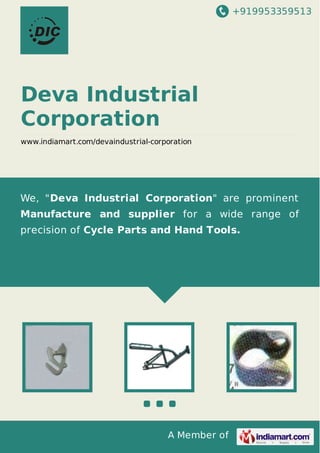 Deva Industrial Corporation, Ludhiana, Frame Liner Parts | PDF