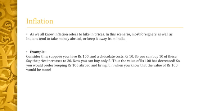 Devaluating indian currency | PPT