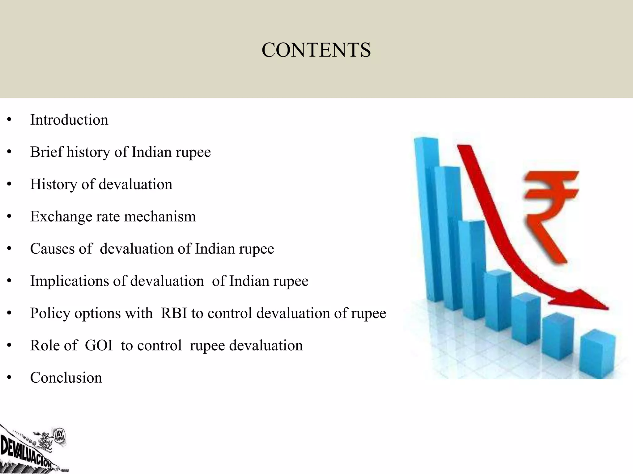 Devaluation of indian currency and its implications | PPTX