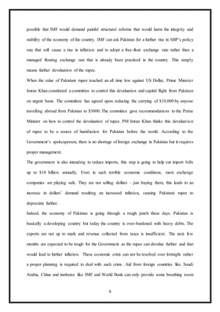 Devaluation of Pakistani rupee | PDF
