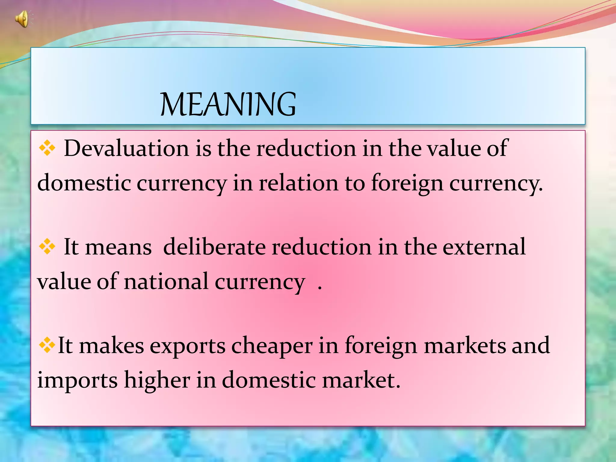 Devaluation of rupee | PPTX
