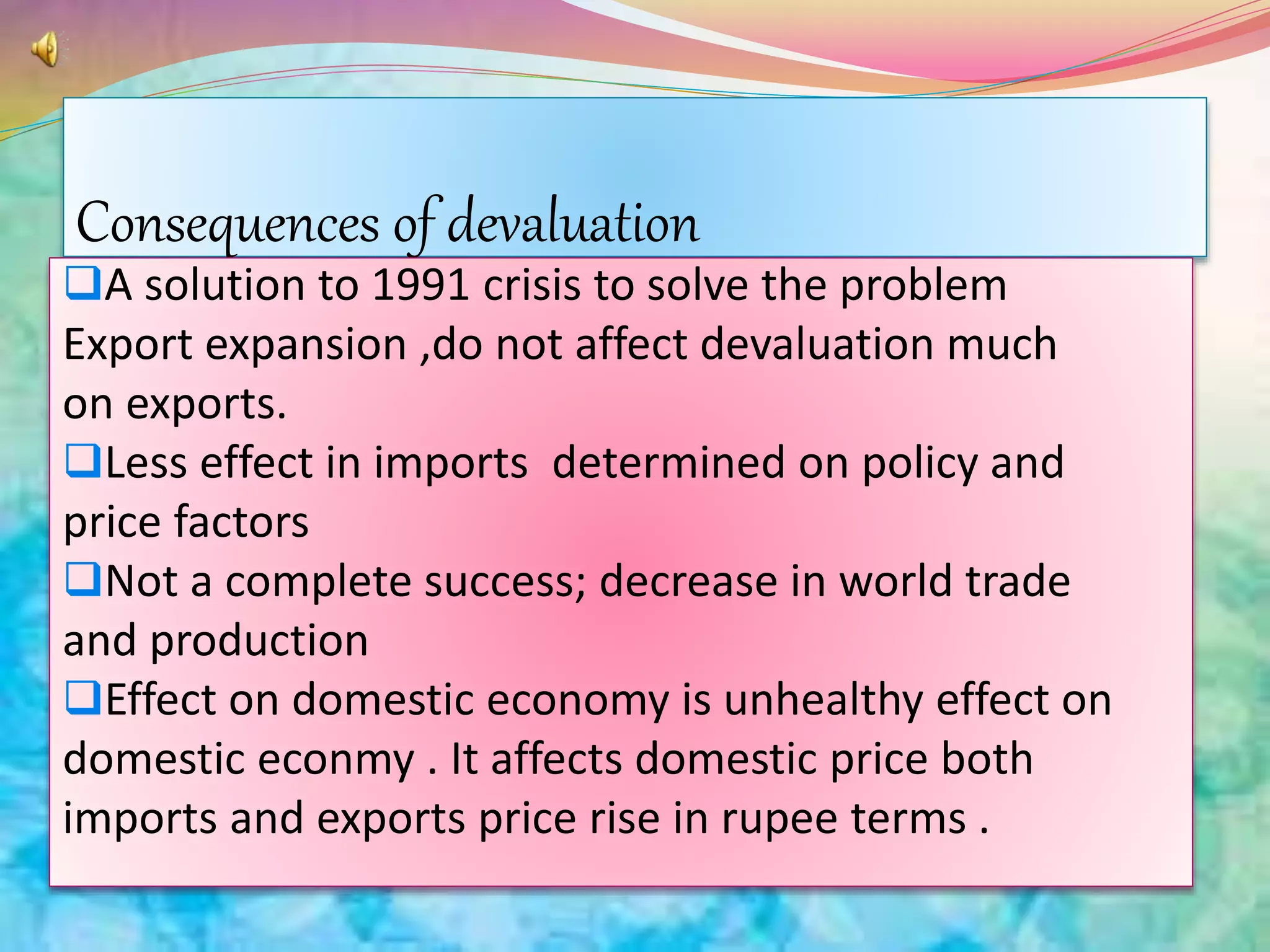 Devaluation of rupee | PPTX