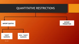 Devaluation vs quantitaative restrictions | PPTX