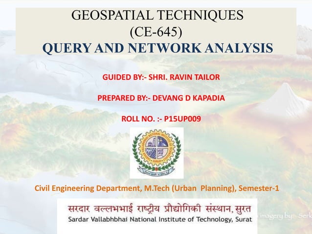 QUERY AND NETWORK ANALYSIS IN GIS | PPTX | Search | Internet
