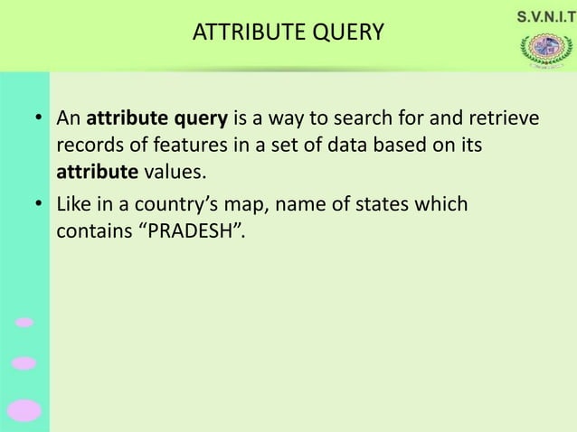 QUERY AND NETWORK ANALYSIS IN GIS | PPTX | Search | Internet