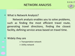 QUERY AND NETWORK ANALYSIS IN GIS | PPTX