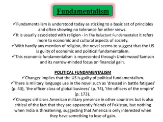 Themes of "The Reluctant Fundamentalist" | PPTX