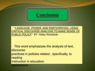 Discourse Analysis | PPTX