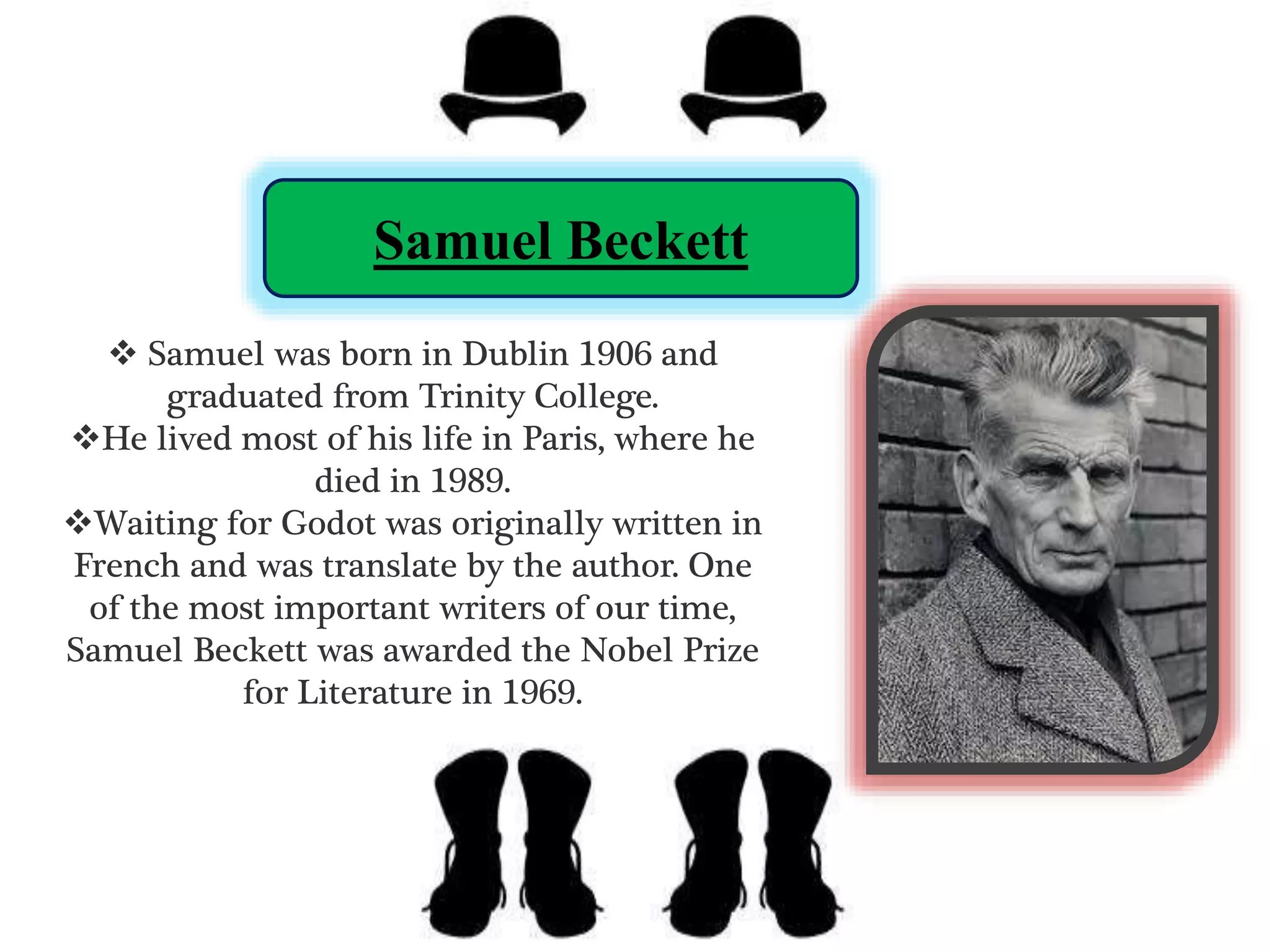 "Waiting For Godot": Literary Analysis | PPTX