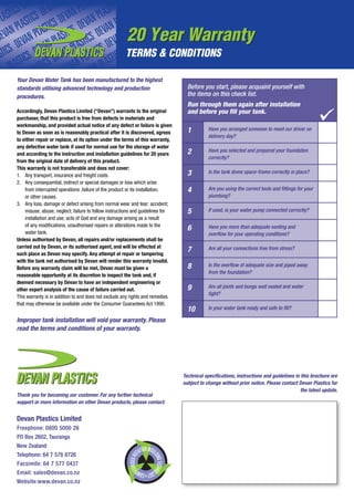 Devan Installation Brochure | PDF