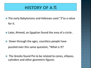 History of pie | PPTX
