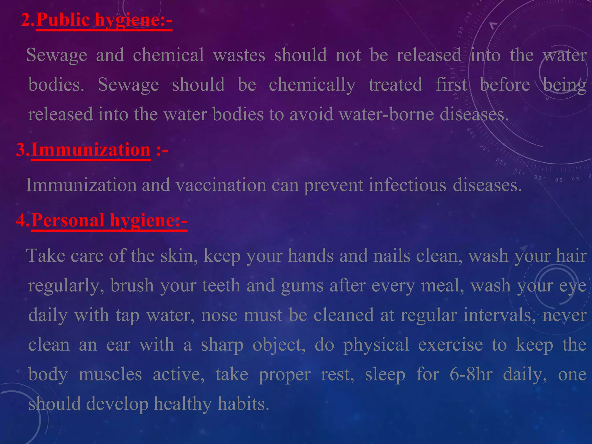 Health and Hygeine PPT | PPTX