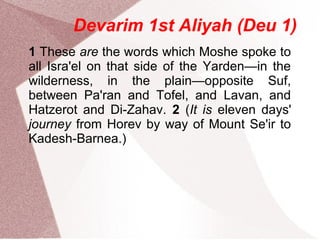 Devarim | PPT