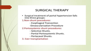Devascularization in portal hypertension.dr quiyum | PPTX