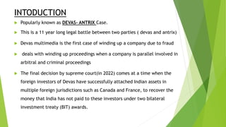 DEVAS EMPLOYEES MAURITIUS (P) LTD V. ANTRIX.pptx
