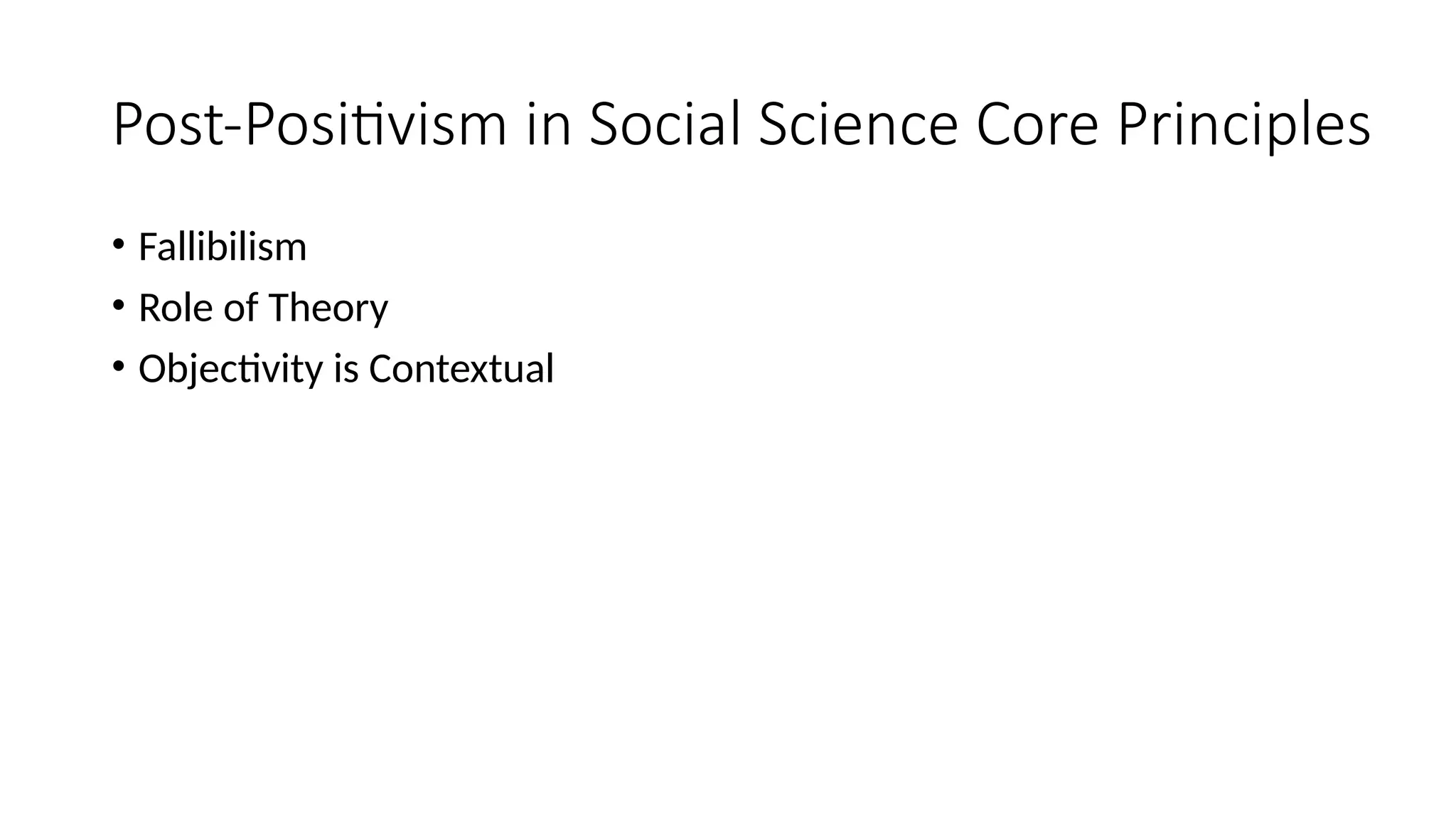 devasheesh ppt post positivism importantttt | PPTX