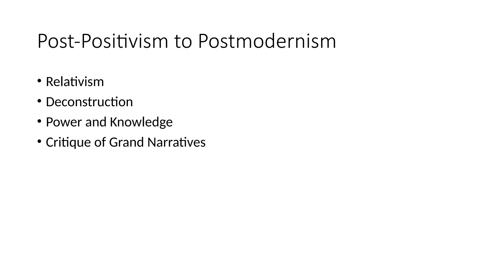 devasheesh ppt post positivism importantttt | PPT