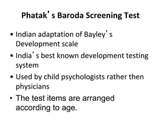 Developmental Assessment | PPTX