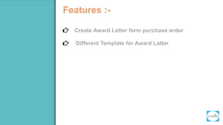 PURCHASE AWARD LETTER | PPTX