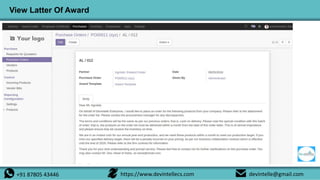 PURCHASE AWARD LETTER | PPTX