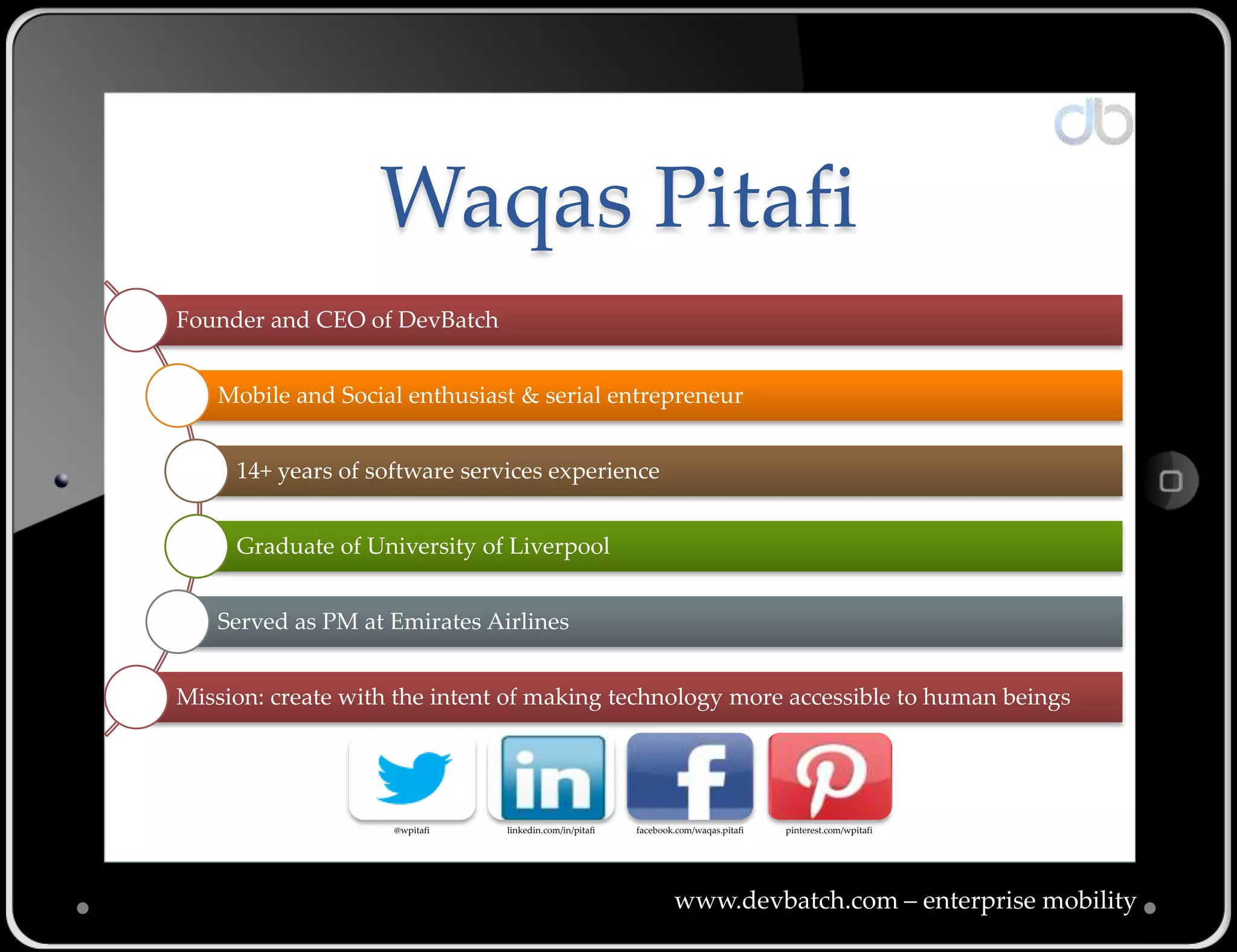 Mobile App Developers - DevBatch | PPTX