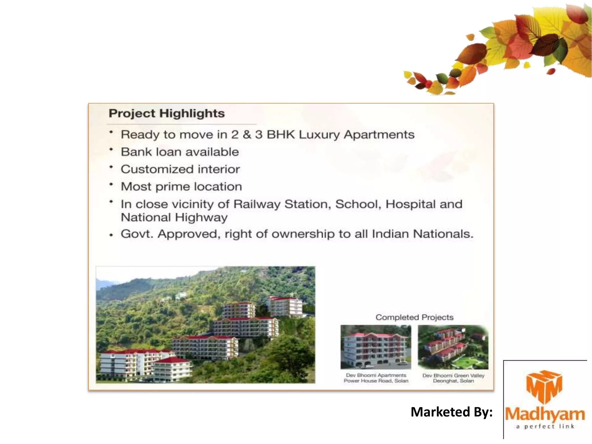 Property In Solan - Dev Bhoomi | PPT | Free Download