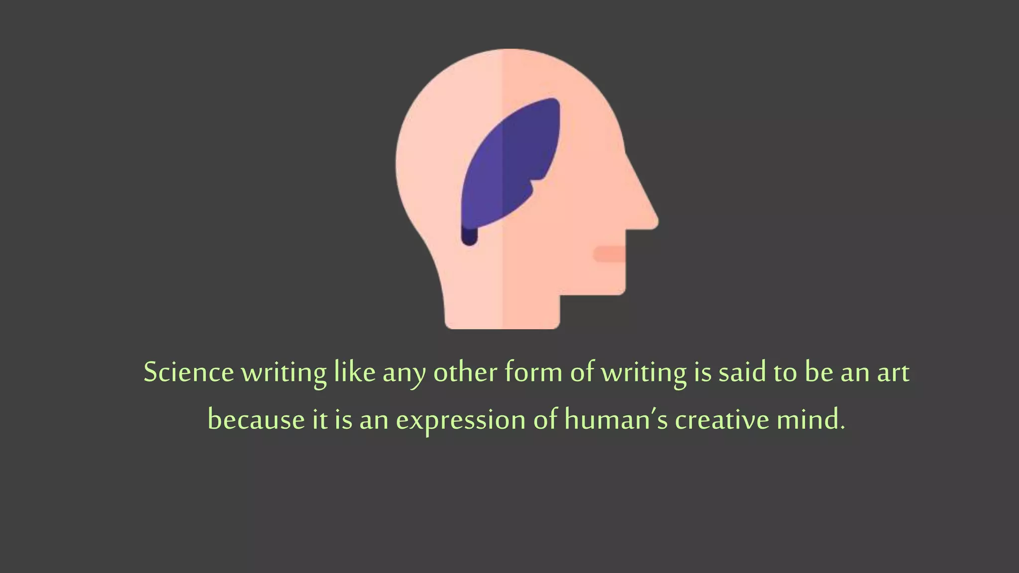 Science Writing vs Other Forms of Writing | PPT