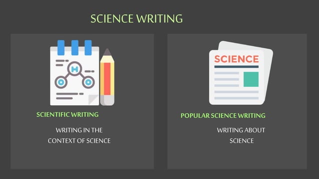 Science Writing vs Other Forms of Writing | PPT