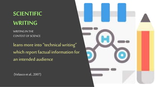 Science Writing vs Other Forms of Writing | PPT