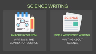 Science Writing vs. other Forms of Writing | PDF
