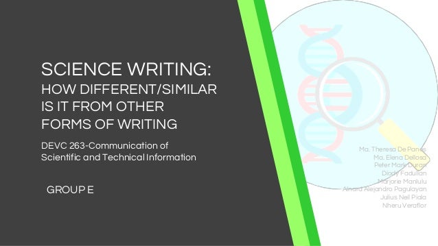 Science Writing Vs Other Forms Of Writing science-writing-vs-other-forms-of-writing