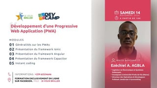 #Devcamp17: Développement d’une Progressive Web Application (PWA) avec le stack Ionic-Angular ...