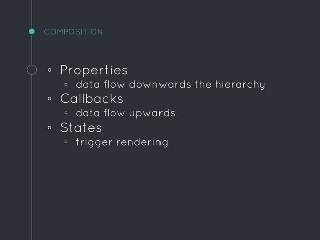 Towards component based web UI with ReactJS | PPT