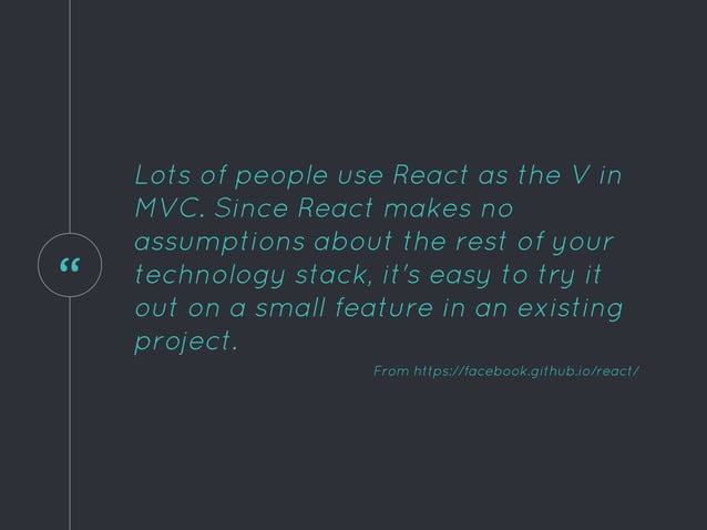 Towards component based web UI with ReactJS | PPT