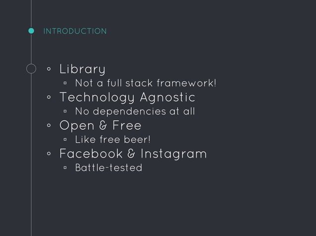 Towards component based web UI with ReactJS | PPT