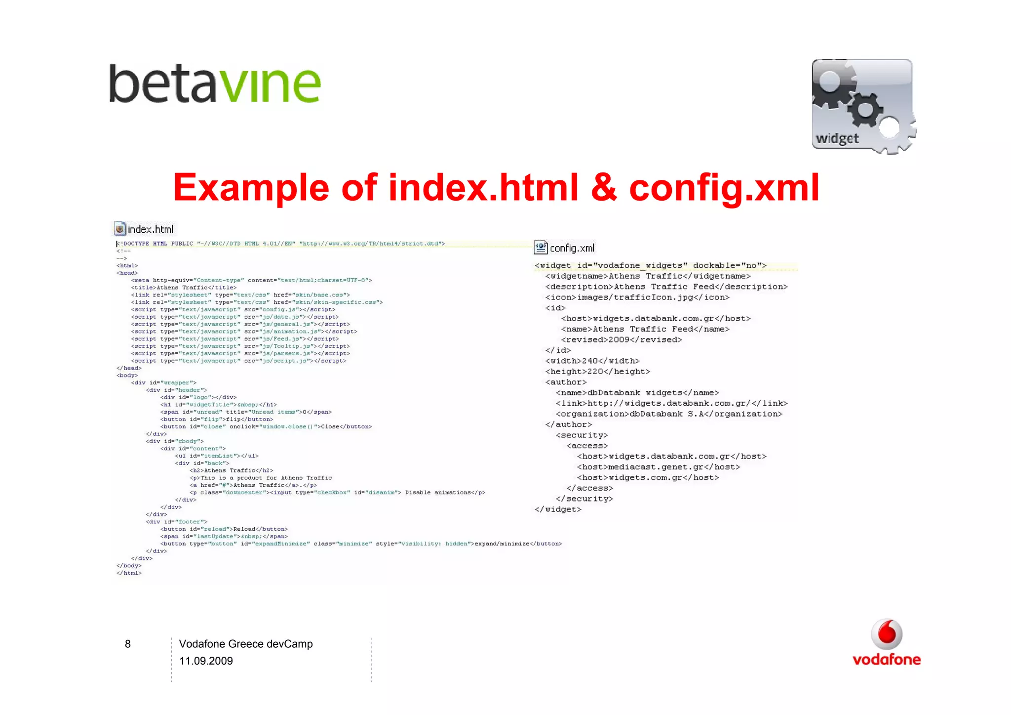 Basic Widget Development | PPT