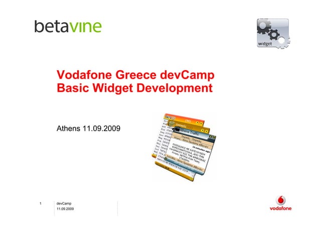 Basic Widget Development | PPT