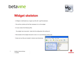 Basic Widget Development | PPT