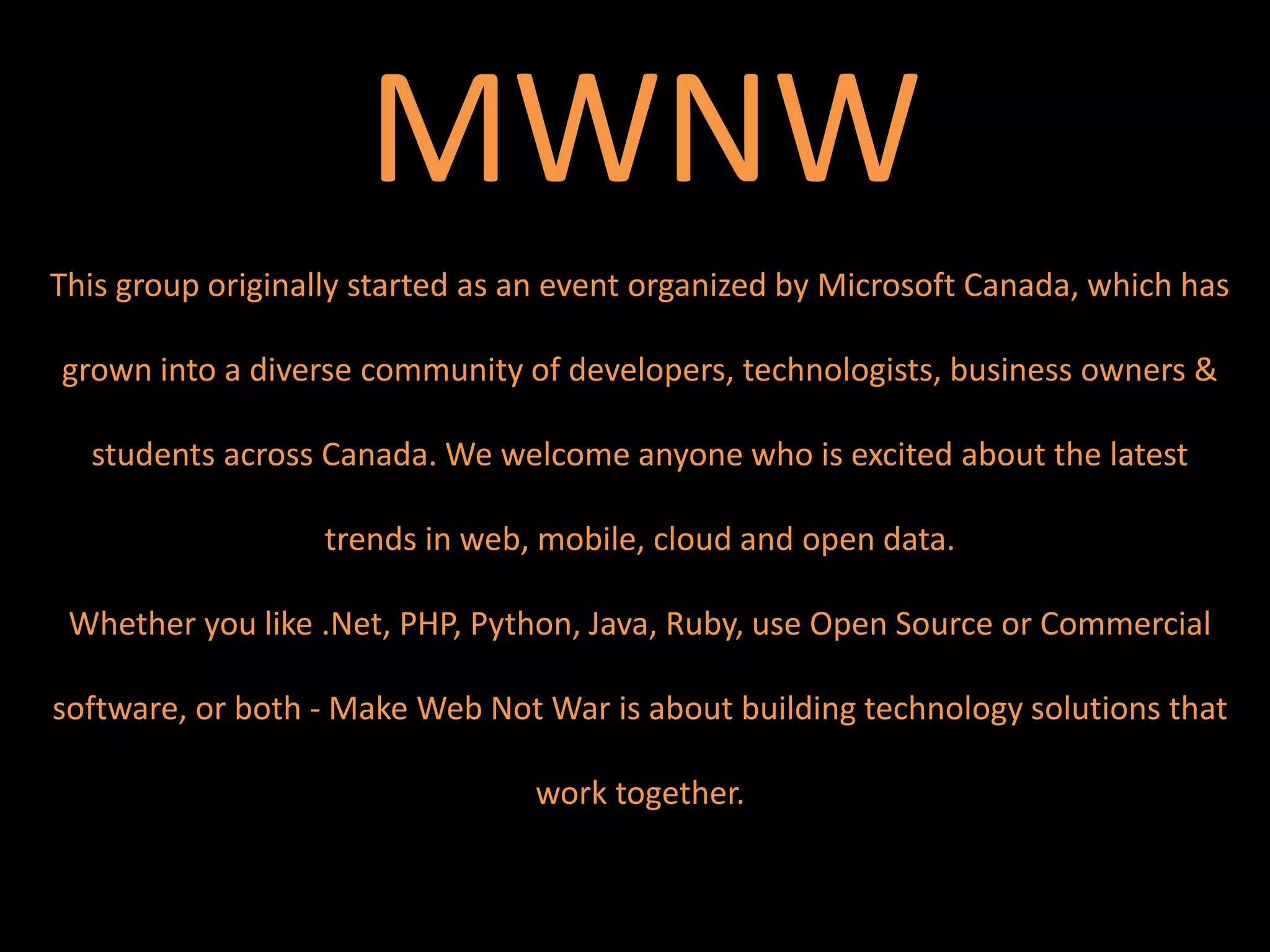 DevCamp Vancouver - Introduction | PPT