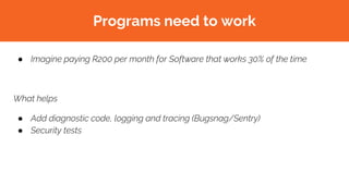 Code - Fu: Defensive Programming | PPTX