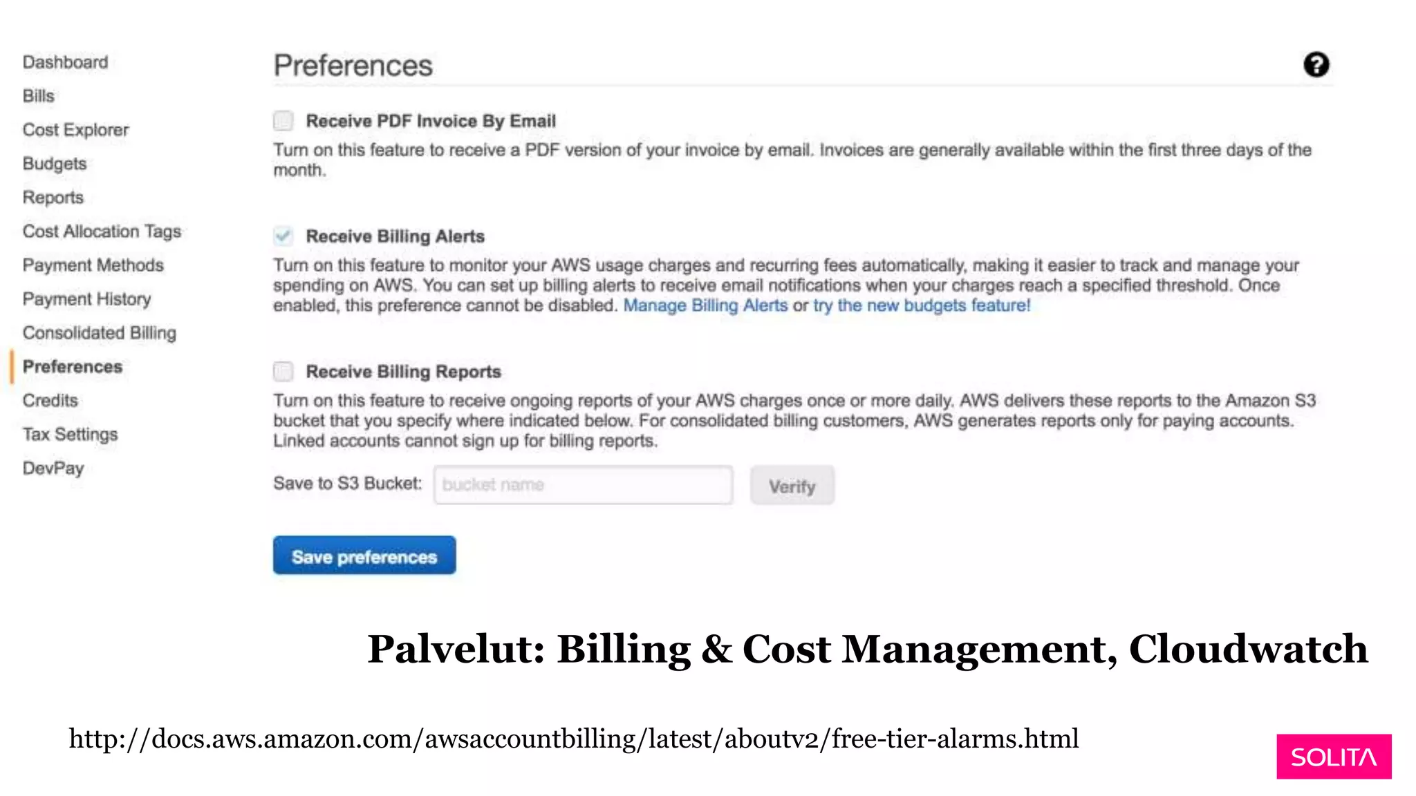 Solita /dev/cloud kickstart | PPTX