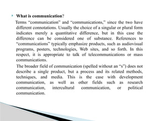 Developmental communication presentationpptx | PPTX