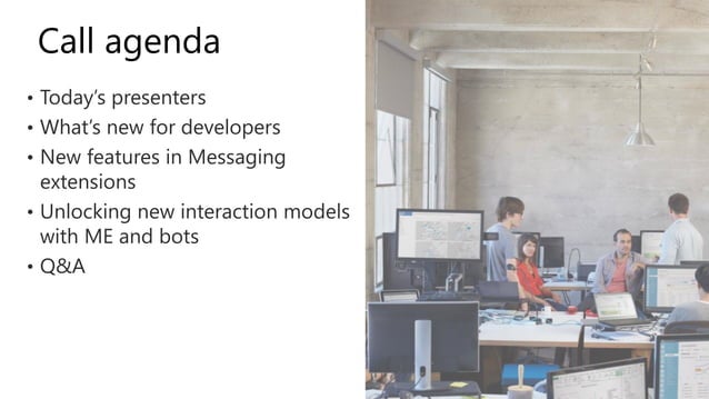 Microsoft Teams community call-April 2019 | PPT