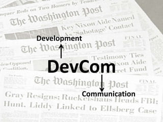 DevCom writing | PPTX