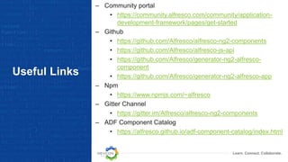 ADF Basics and Beyond - Alfresco Devcon 2018 | PPTX